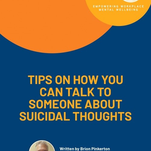 Tips on how you can talk to someone about suicidal thoughts image